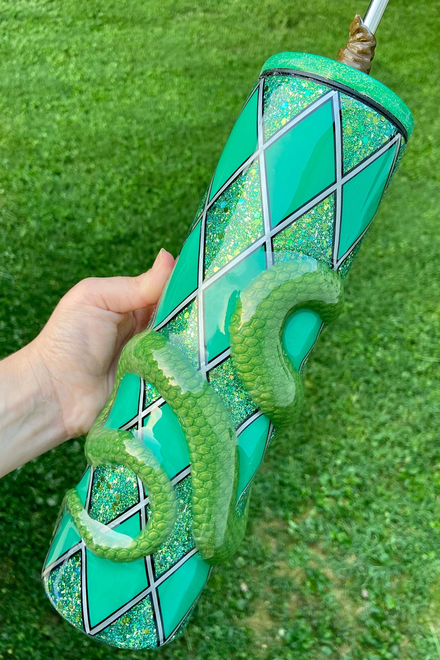 3D snake 35oz tumbler – MollyMadeCustoms
